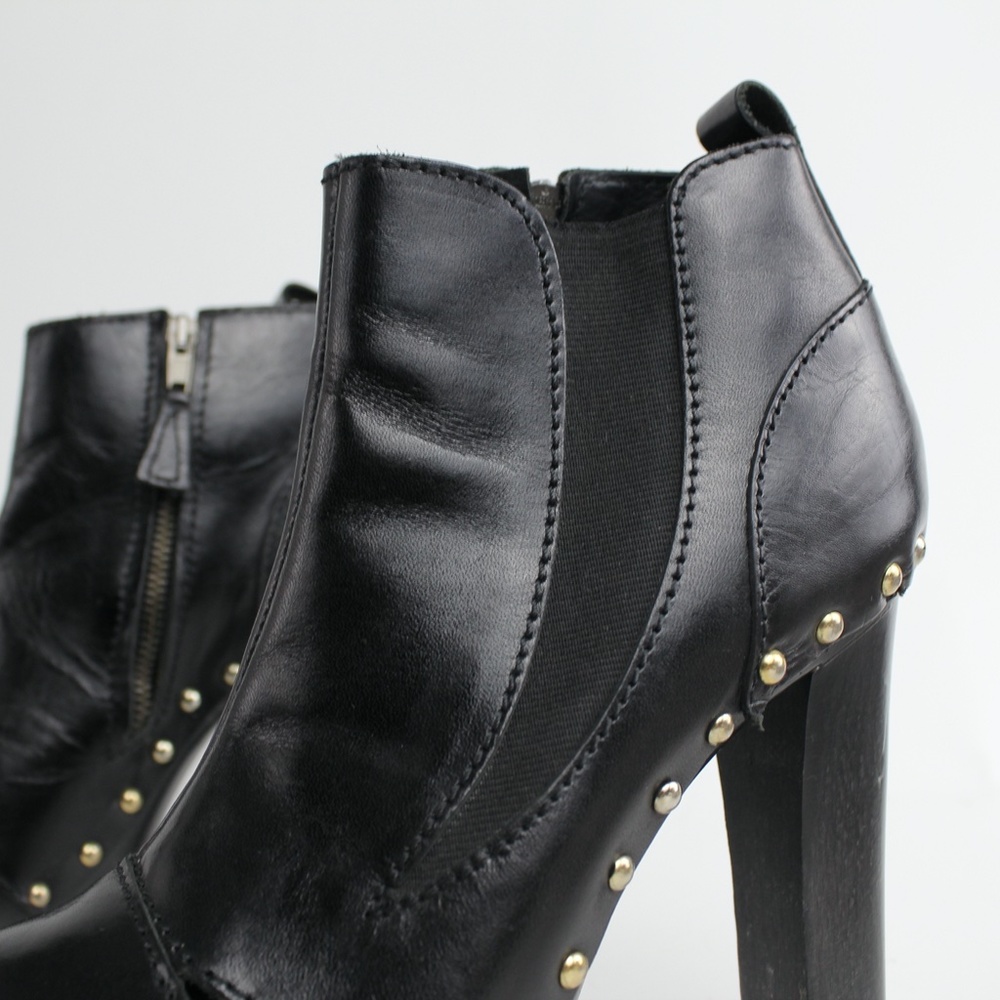 Georgina Goodman Leather Chunky Platform High Heel Sh… - Gem